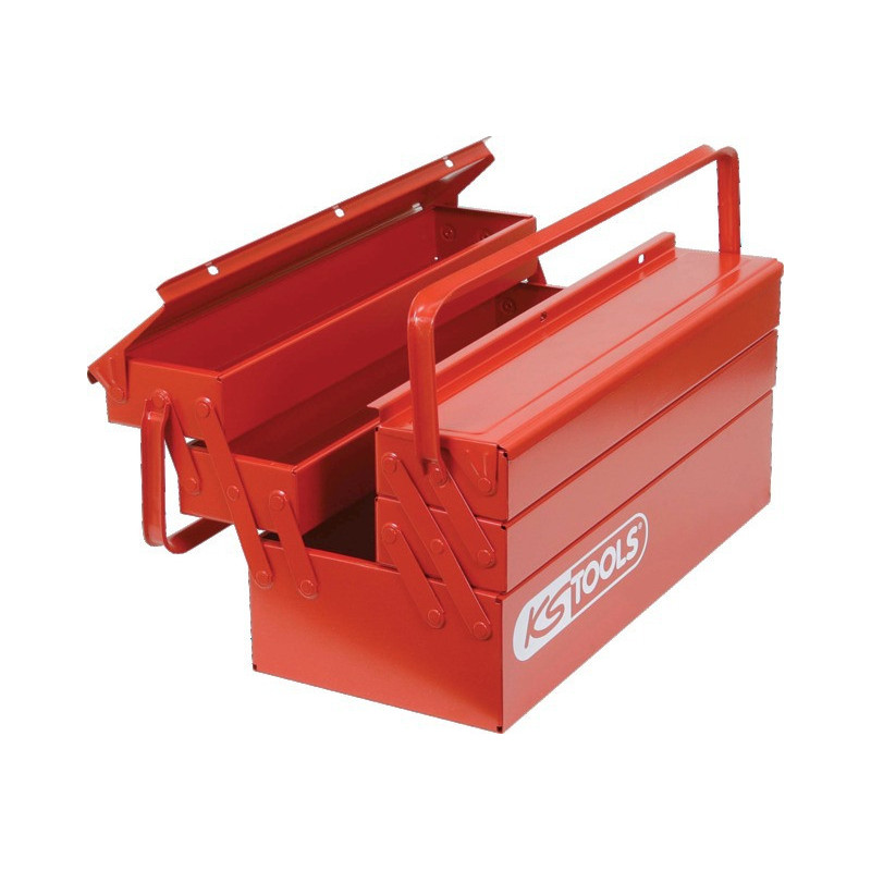 CAISSE À OUTILS MÉTALLIQUE 5 COMPART.530X210X200 KSTOOLS 101-111435