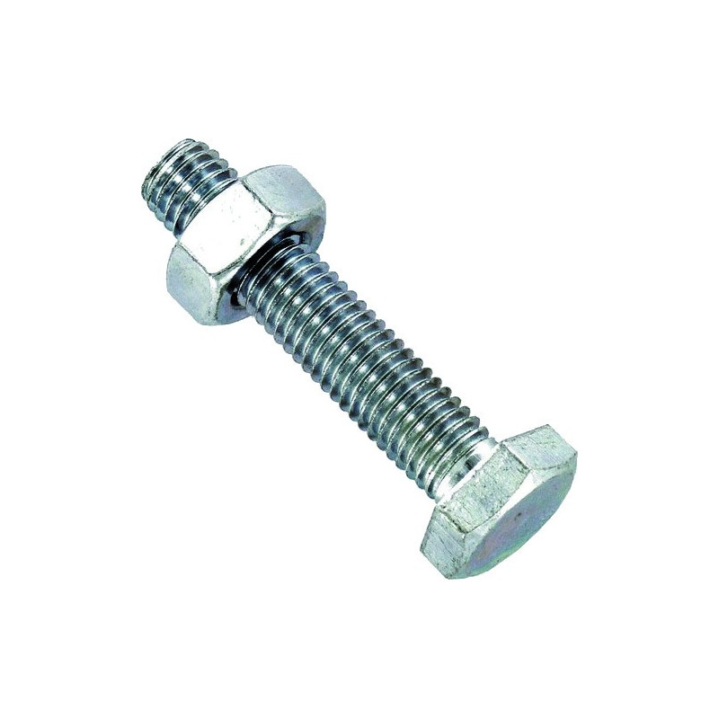 Boulon tete hexagonale 8x60 zingue 6.8 fp (boite de 100) 101-108142