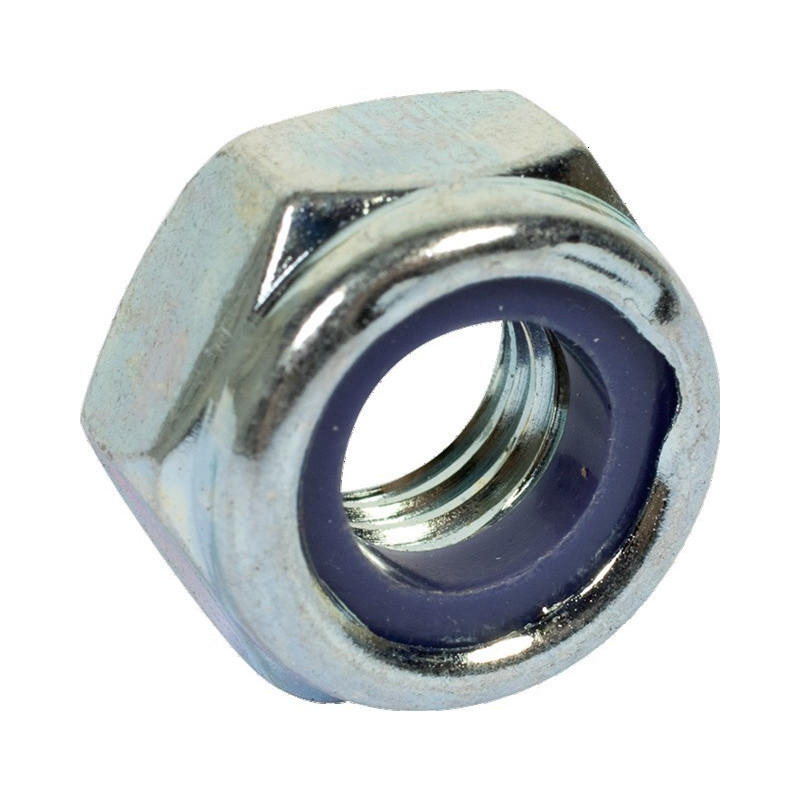 Ecrou hexagonal frein nylon d.20mm zingue 8.8 (boite de 25) 101-10...