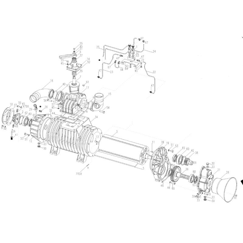 POMPE JUROP PN106M | Equipements pour tonne et fosse à lisier