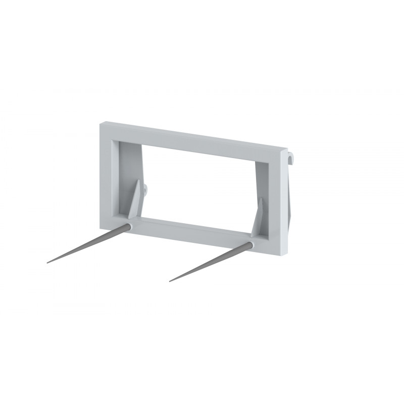 Pic botte frontal à tablier avec 2 dents Ø 36 mm long. 800 mm103-00...