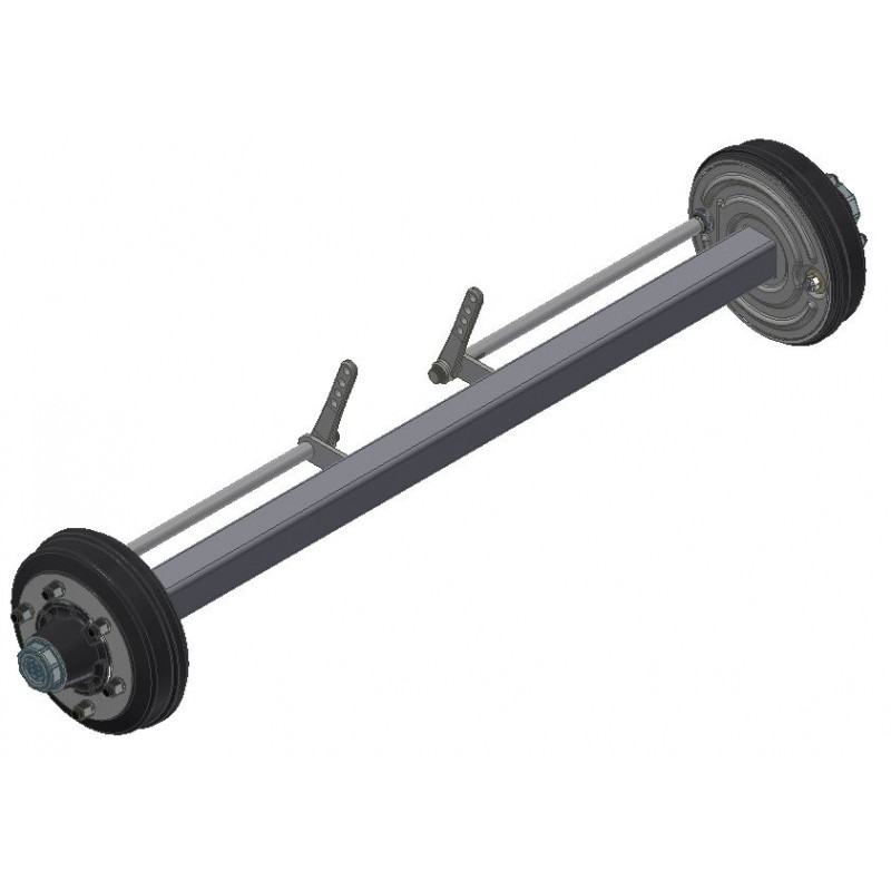 Essieu agricole Freiné Carré 80 6 Axes Voie 1800 Ø 300 MF | Essieu...