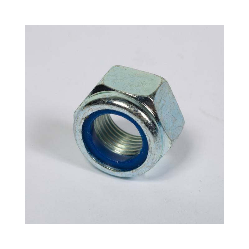 Ecrou frein nylon d.16mm zingue 10.9 pas 150 (boite de 50) 101-108846