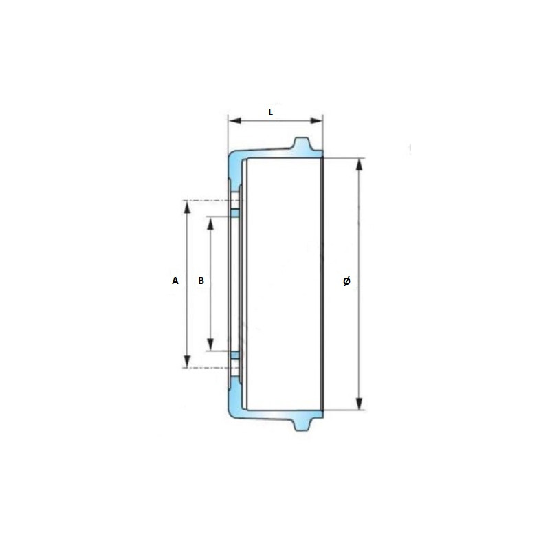 Tambour de frein BPW 410X180, réf 03.106.91.07.0 | Pièces essieux ...