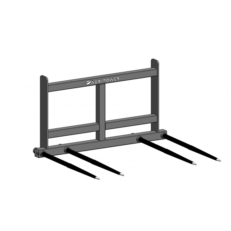 Pic botte frontal 4 dents Ø42 goupillées103-000879