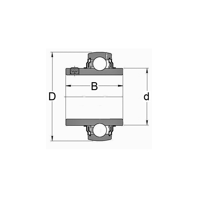 ROULEMENT DE PALIER YAR 207-2F SKF