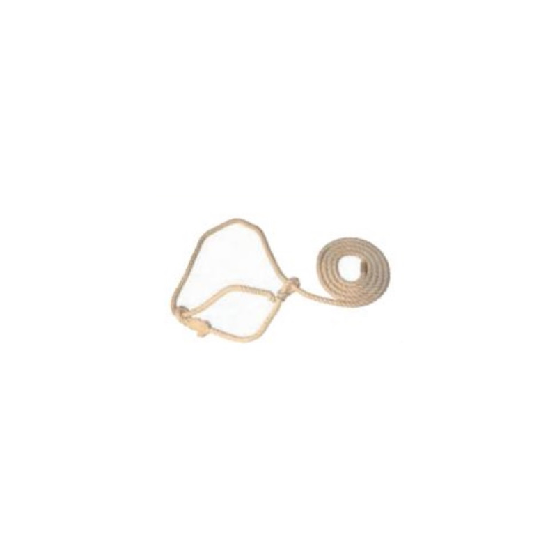 Licol coton Ø17mm sans anneau pour bovin