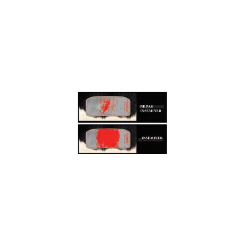 Patch rouge détection de chaleurs Estrotect (boite de 10) pour bovins