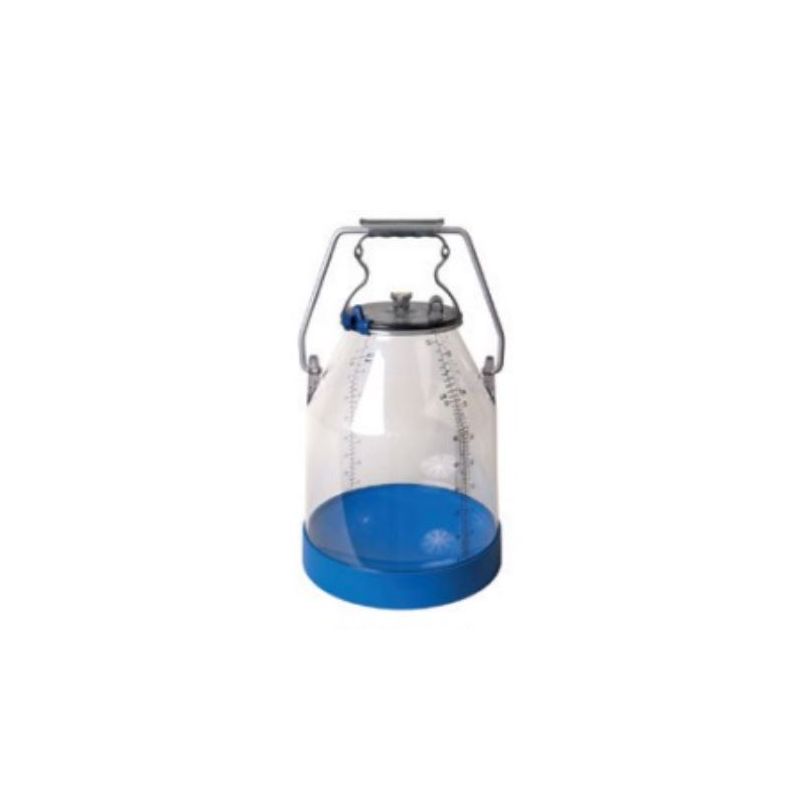 POT A LAIT TRANSPARENT 30L AVEC COUVERCLE BLOQUANT BOVIN