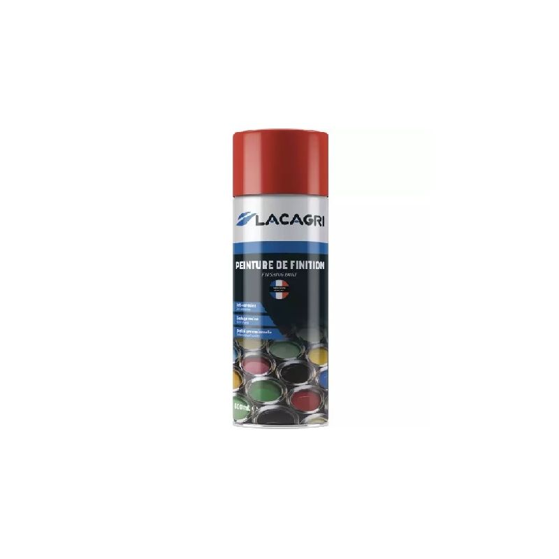 PEINTURE ANTI-CORROSION ROUGE MANITOU RAL 3000 AEROSOL 400ML LACAGR...